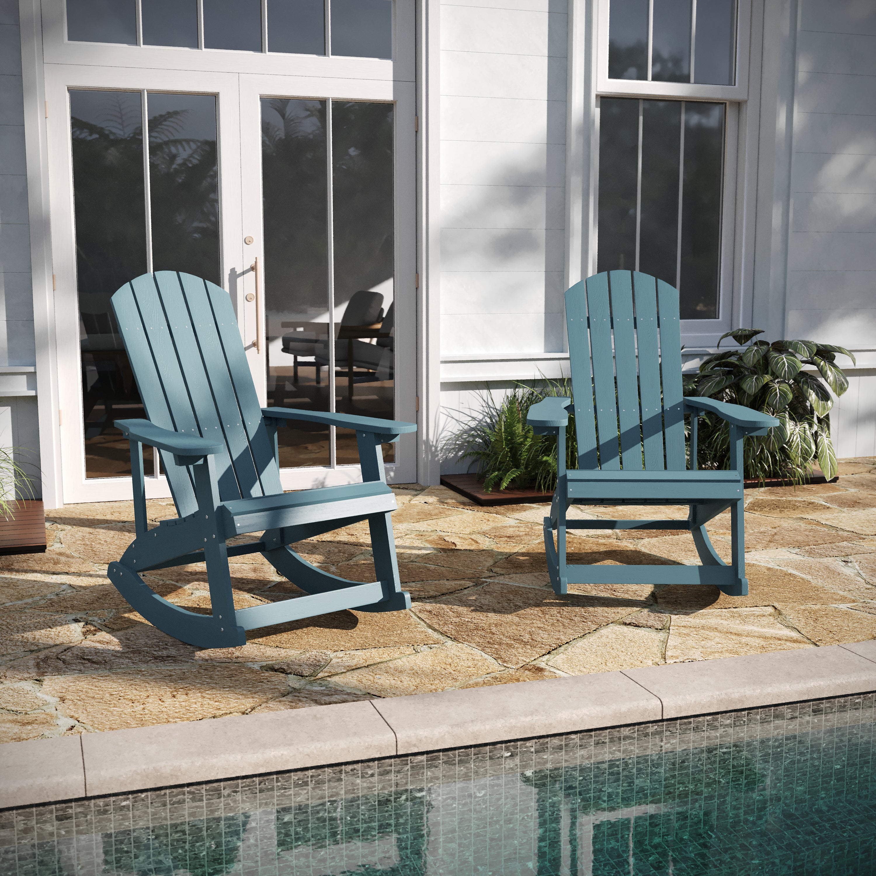 Polywood vineyard adirondack rocking chair store